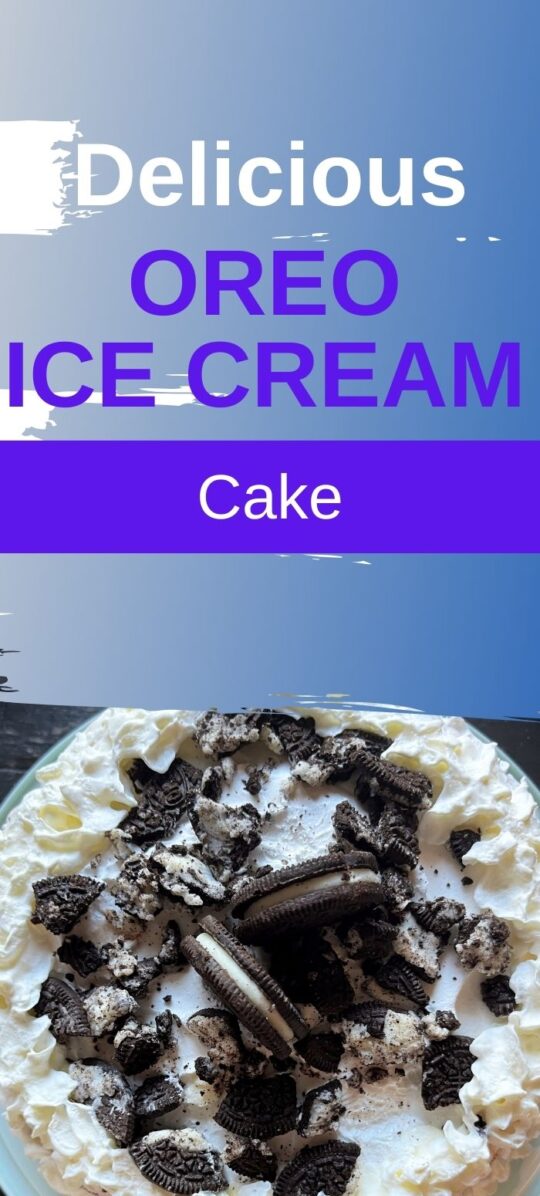 Delicious Oreo Ice Cream Cake - The Single Mom Life